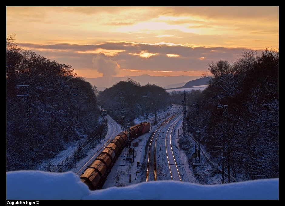 Eiskalt in Eichenberg Foto & Bild | eisenbahn, verkehr & fahrzeuge ...