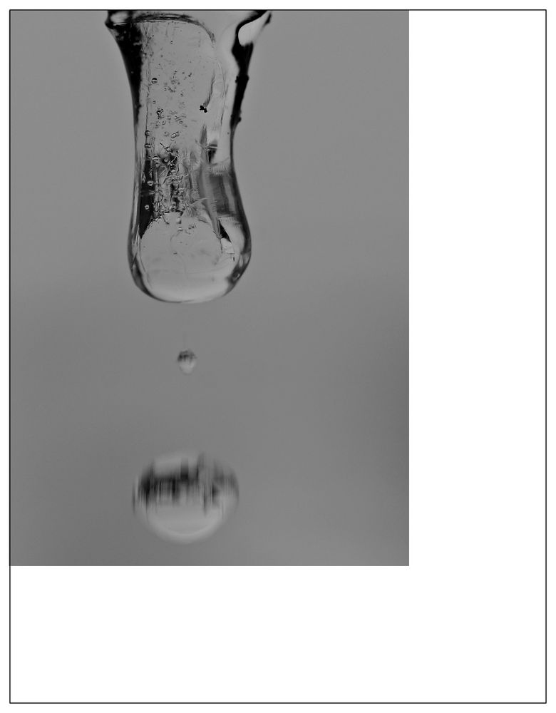 Eiszapfen..tropfend Foto & Bild | sonstiges, natur-makros, wasser im ...