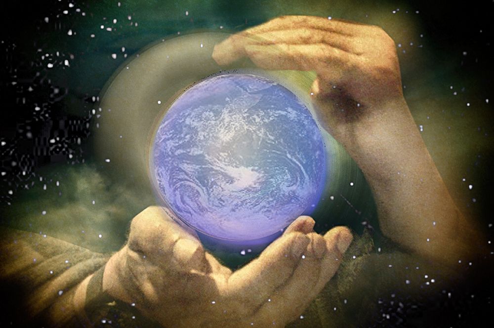 El mundo en sus manos Imagen & Foto | corrección digital, mundo manos ...