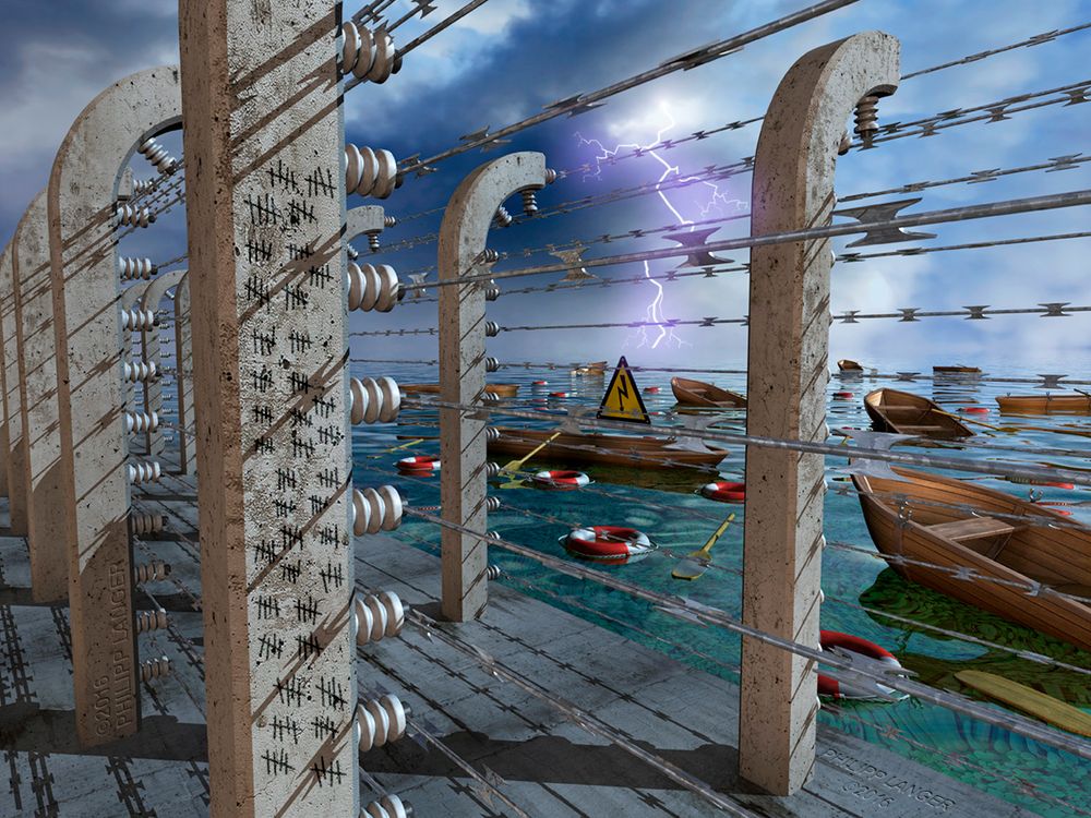 Elektrozaun Foto & Bild | rendering, landschaftsrendering, wasser Bilder auf fotocommunity