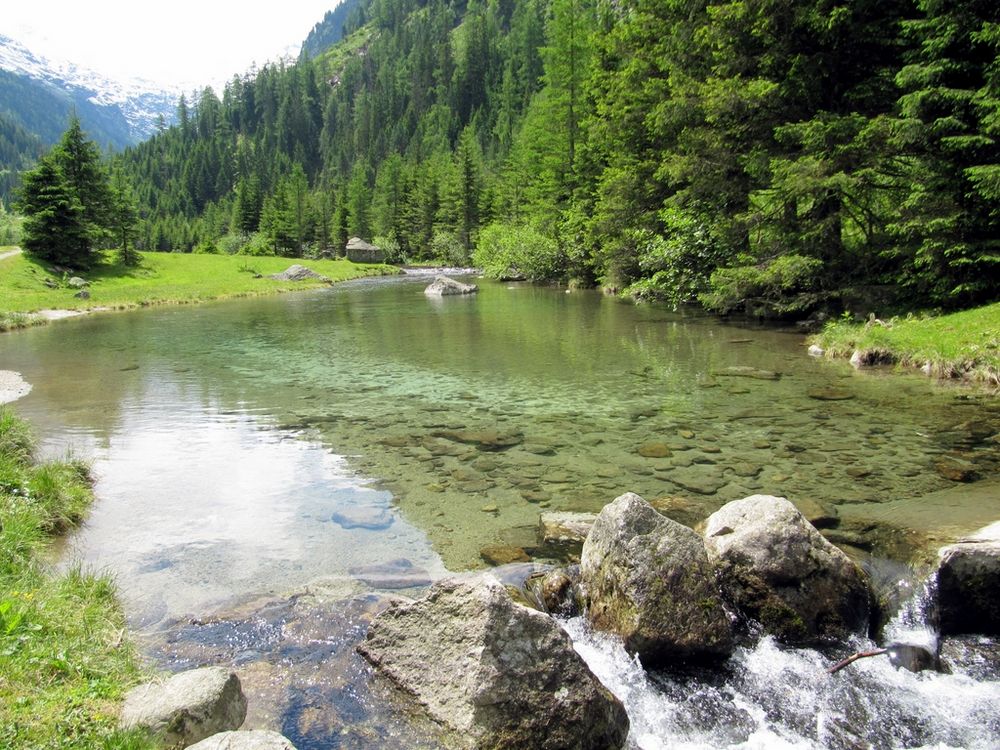 Elisabethsee im Amertal bei Mittersill Foto & Bild | landschaft, bach ...