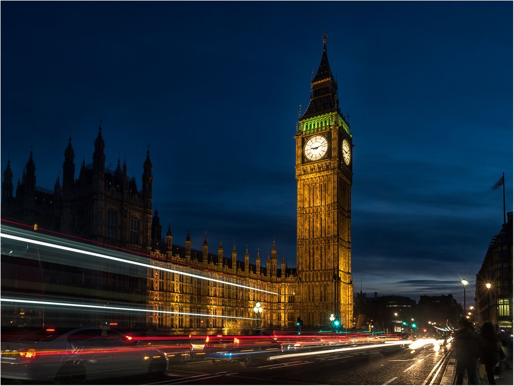 Elizabeth Tower bei Nacht..... Foto & Bild | city, london, world Bilder ...
