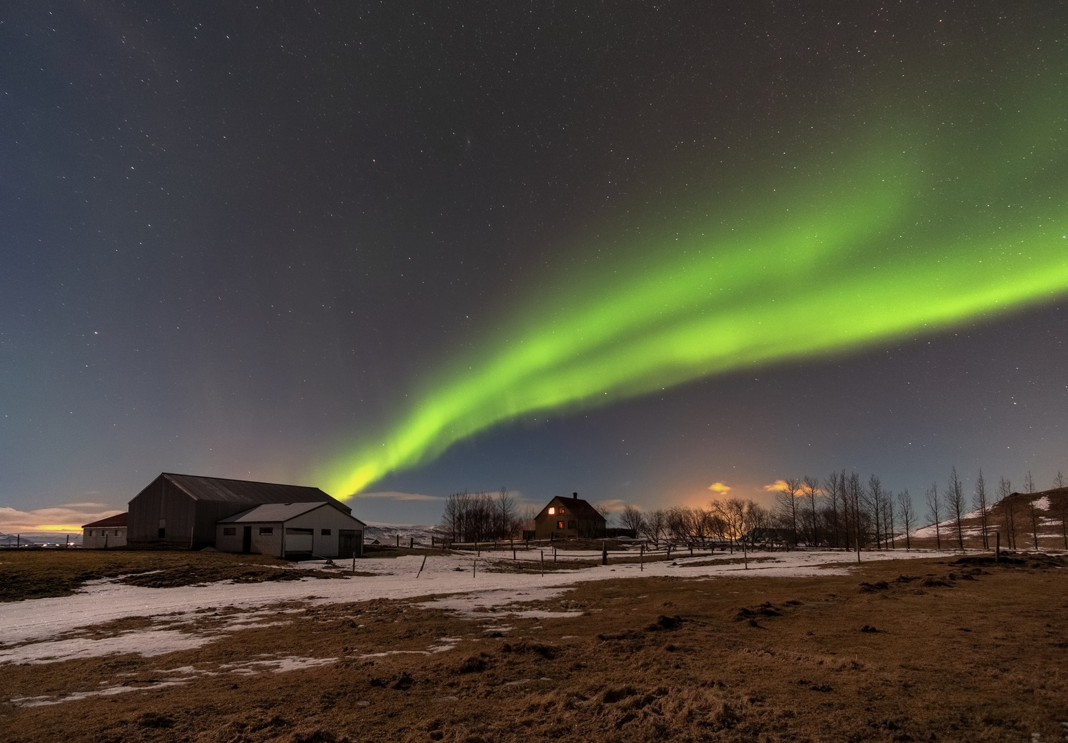 Emerald Night Sky Foto & Bild | fotos, winter, stille Bilder auf ...