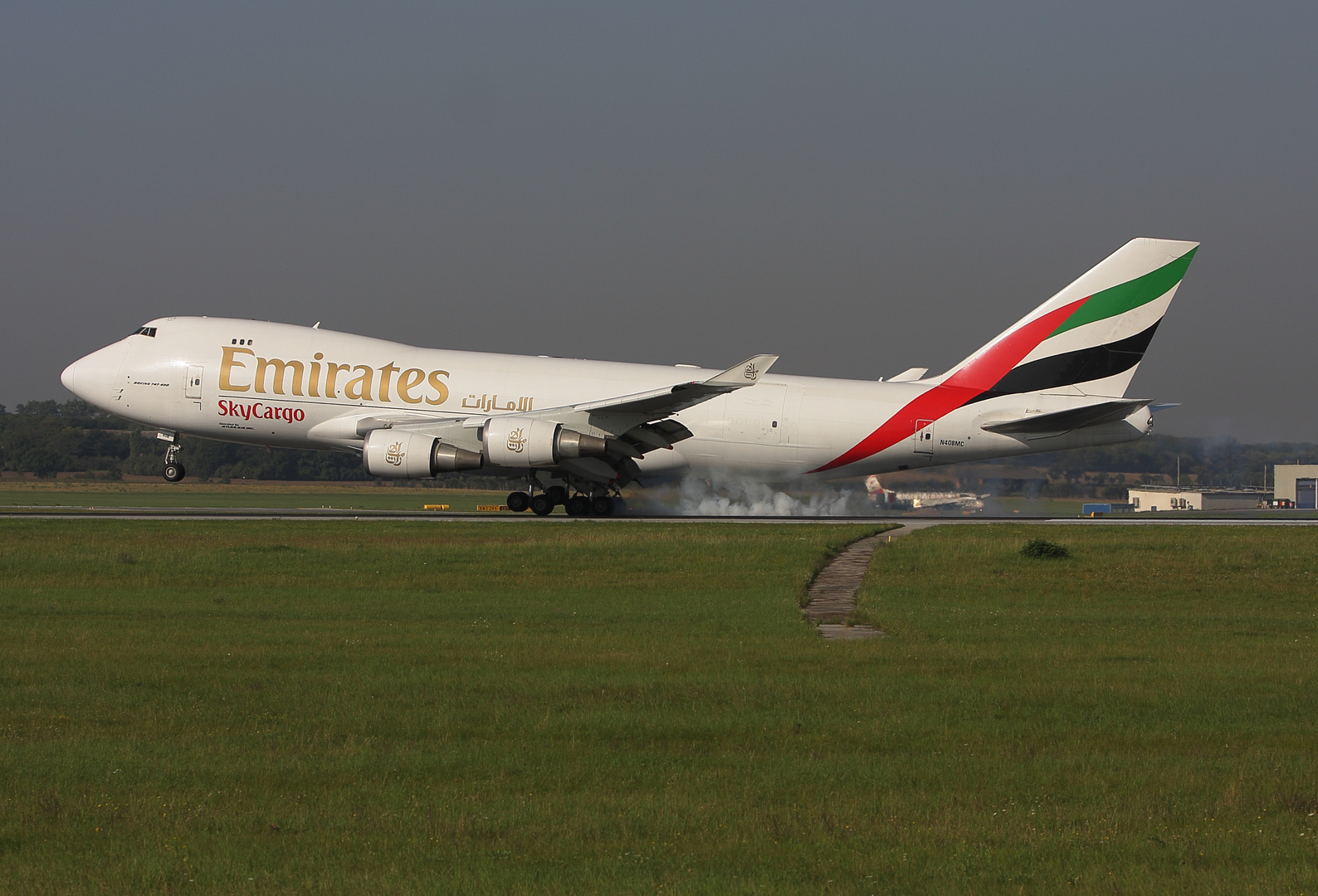 Emirates Boeing 747-400 F... Foto & Bild | luftfahrt, cargomaschinen ...
