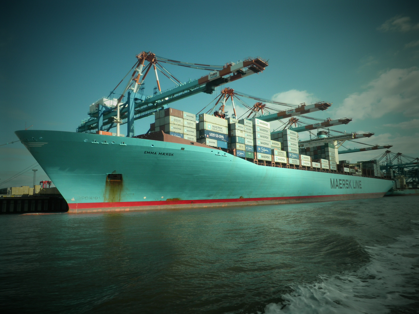 EMMA MAERSK Foto & Bild | schiffe allgemein, hafen, deutschland Bilder ...