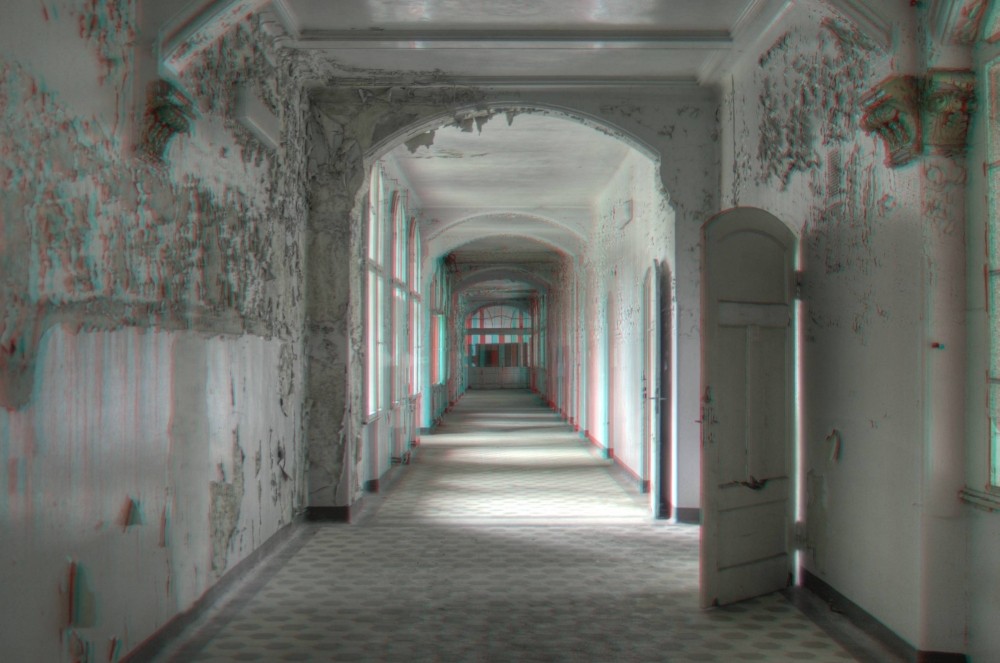 endlos langer Flur - in HDR und 3D Foto & Bild | deutschland, europe ...