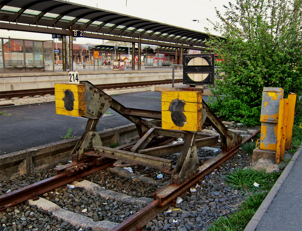 Endstation Foto & Bild | gleise, eisenbahn, verkehr & fahrzeuge Bilder ...