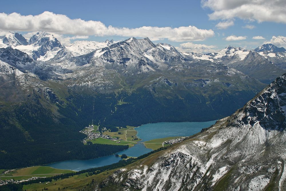 Engadiner Seen Foto & Bild | landschaft, berge, bach, fluss & see ...