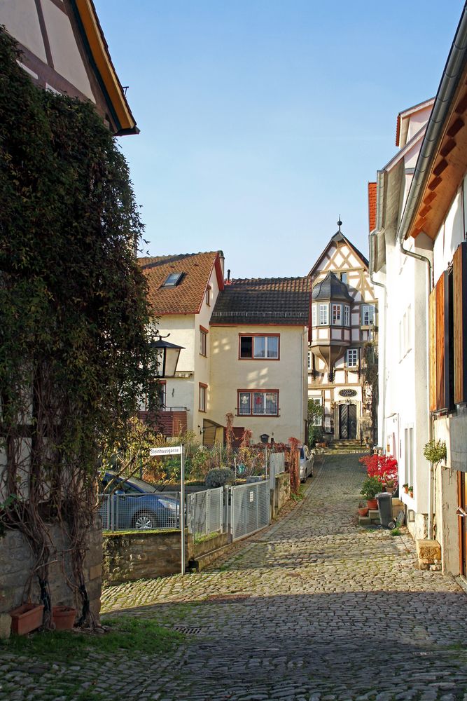 Enge Gassen in der Altstadt von Bad Wimpfen Foto & Bild | deutschland ...