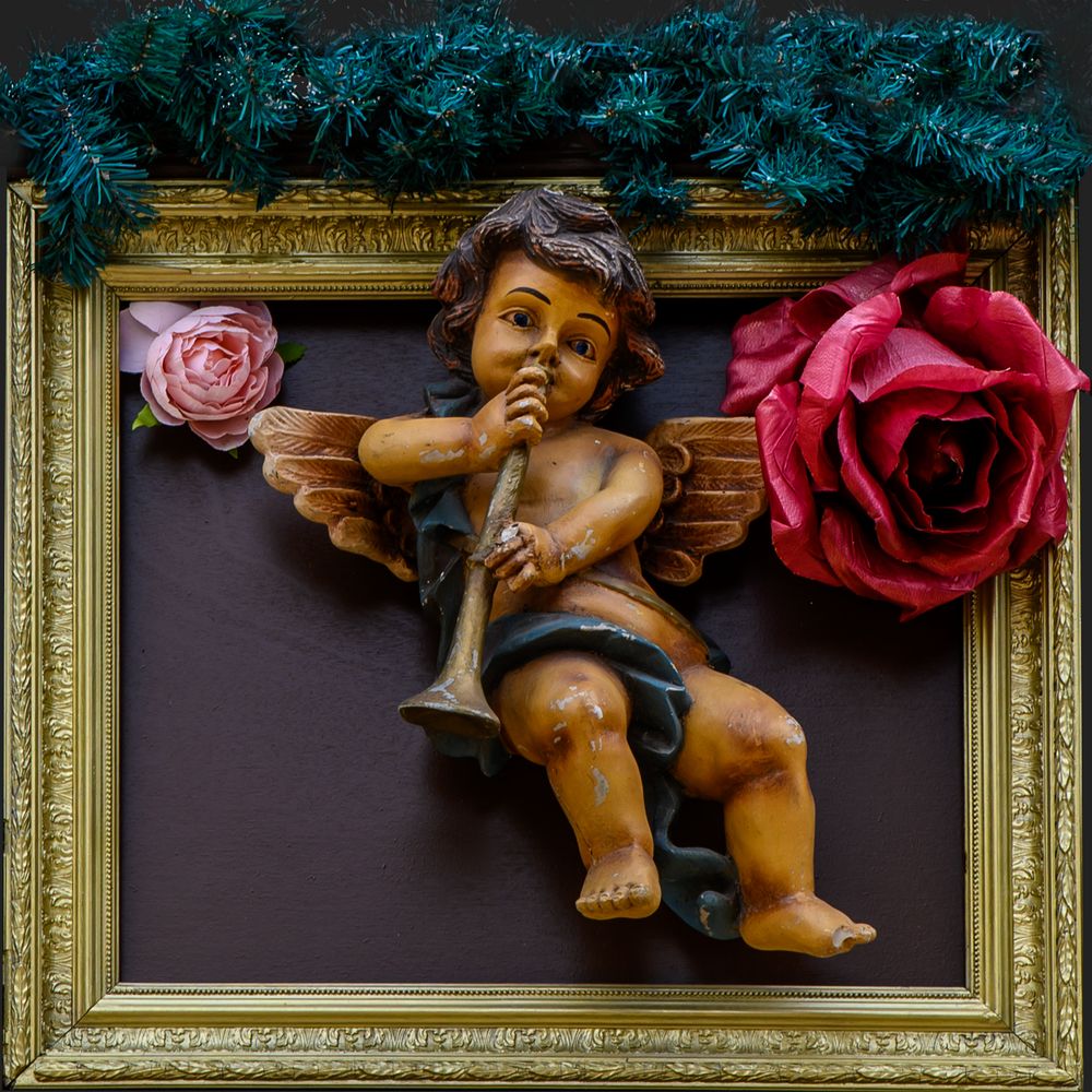 Engel mit der Rose - Ange avec la rose Foto & Bild | zum verlinken ...