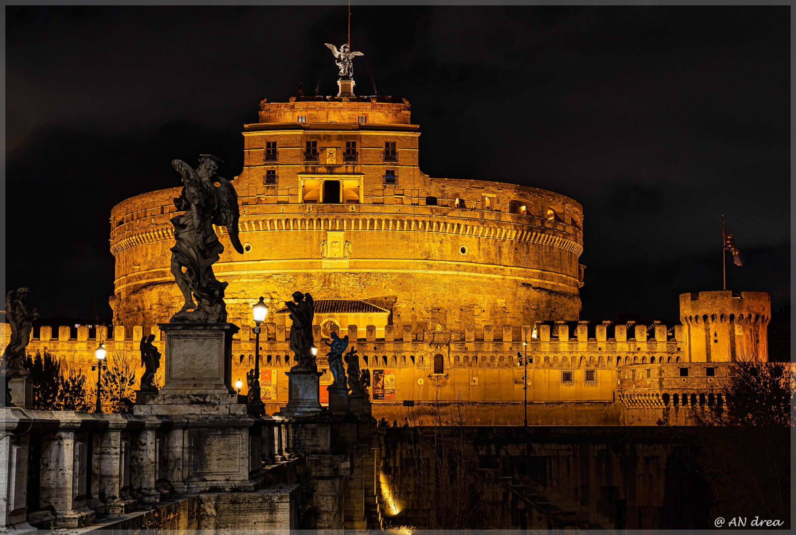 Engelsburg mit Engelsbrücke Rom Foto & Bild | europe, italy, vatican ...