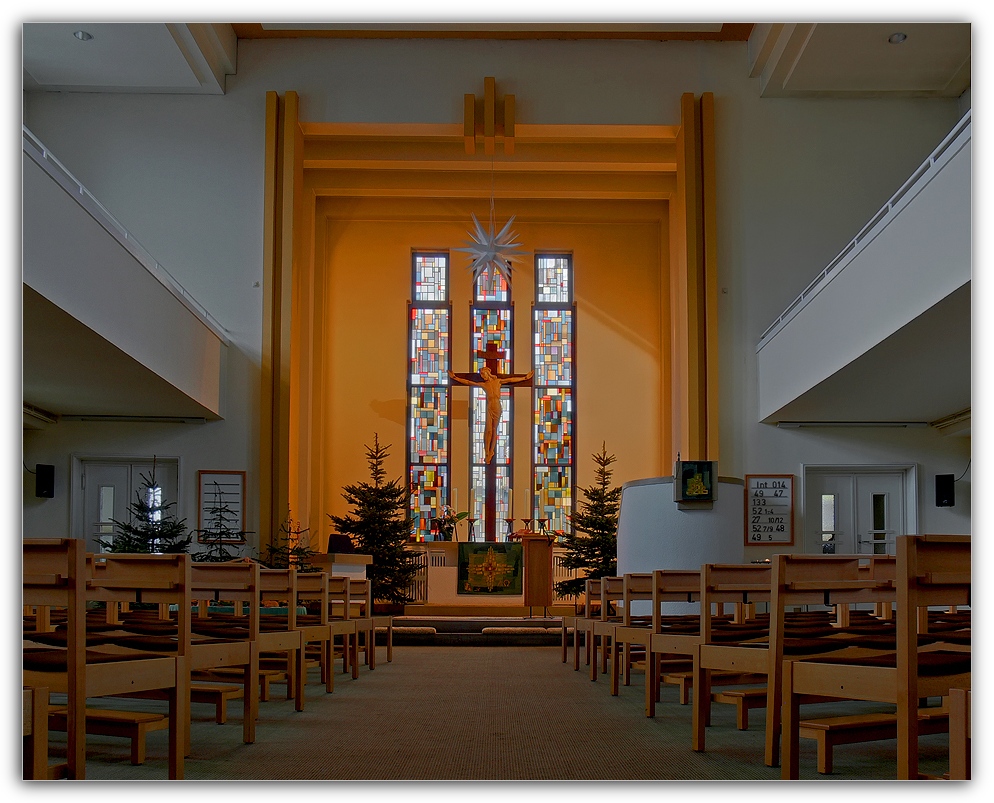 Epiphanias Kirche Foto & Bild | architektur, sakralbauten, innenansichten kirchen Bilder auf ...