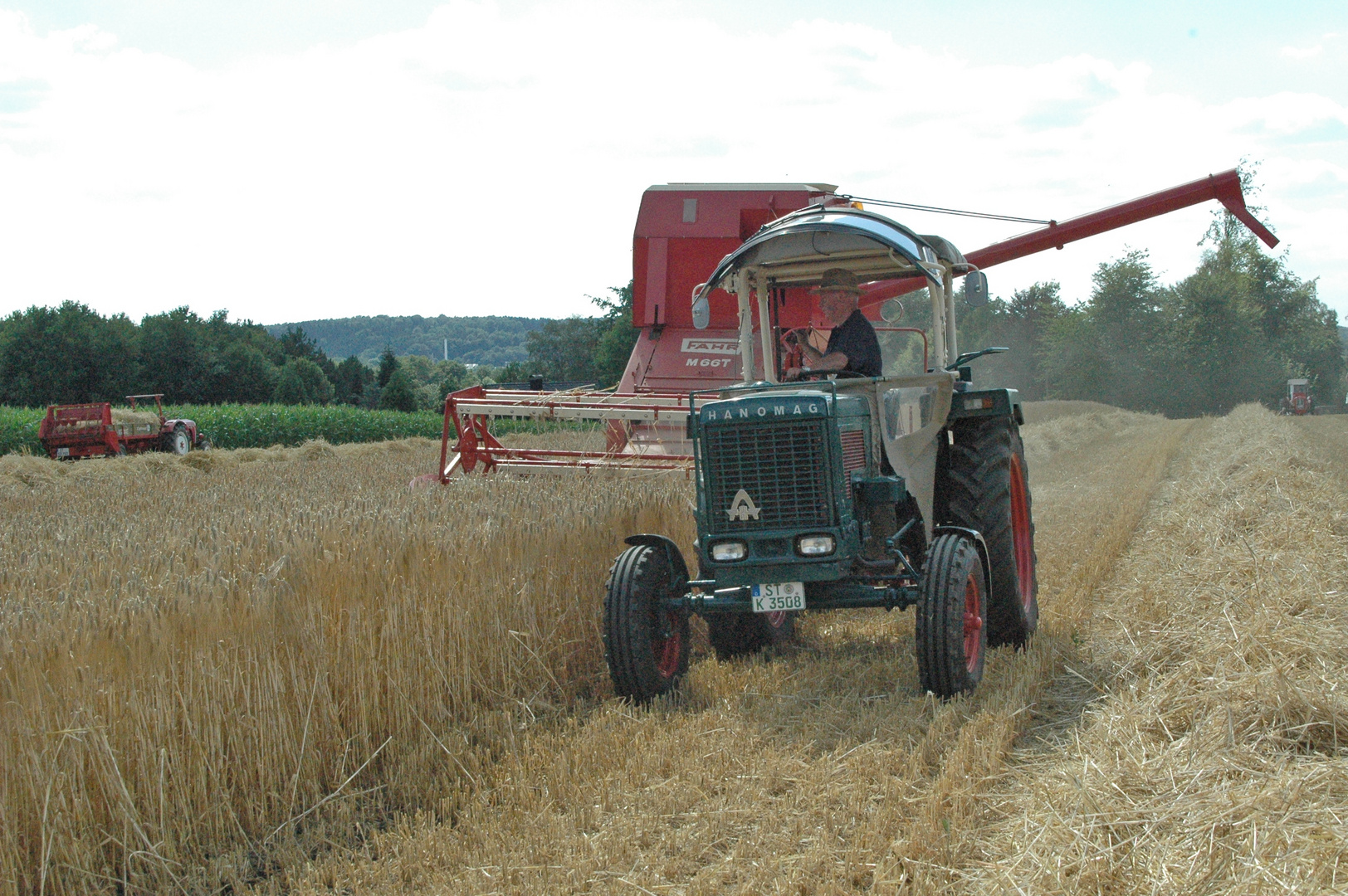 Ernte früher Foto & Bild | industrie und technik, traktoren ...