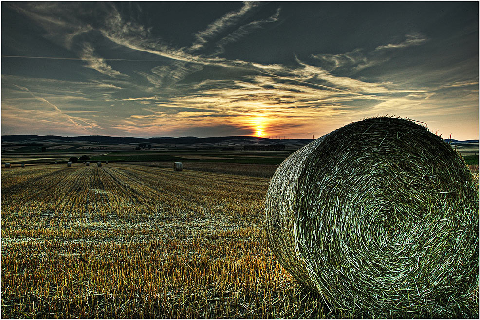 Erntezeit... II Foto & Bild | landschaft, Äcker, felder & wiesen, natur ...