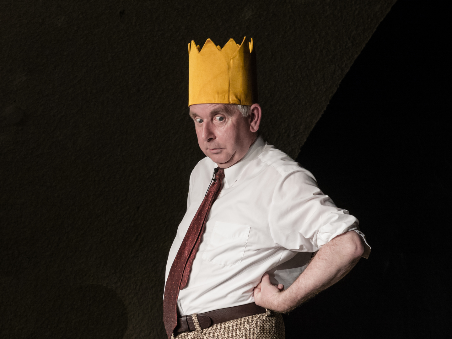 Erwin Grosche bei seinem Auftritt im Kleinkunstkreis Donaueschingen ...