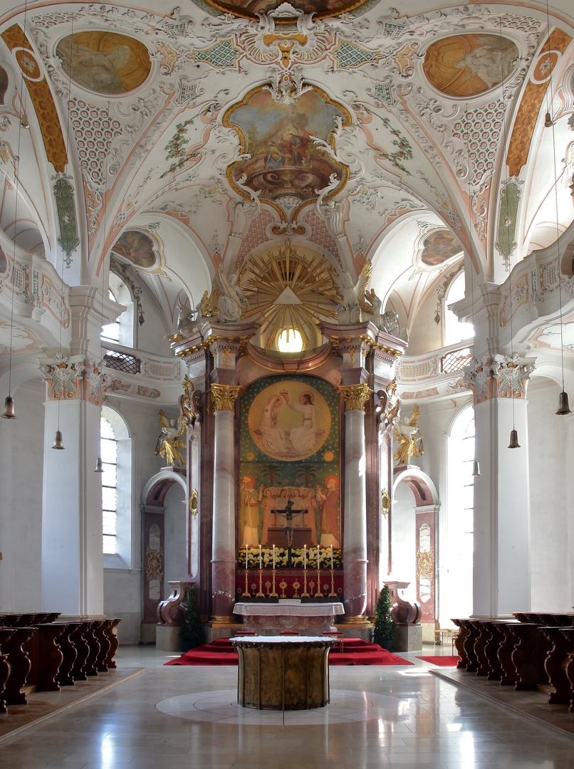 Erzabteikirche St. Martin zu Beuron Blick in den Chorraum Foto & Bild ...