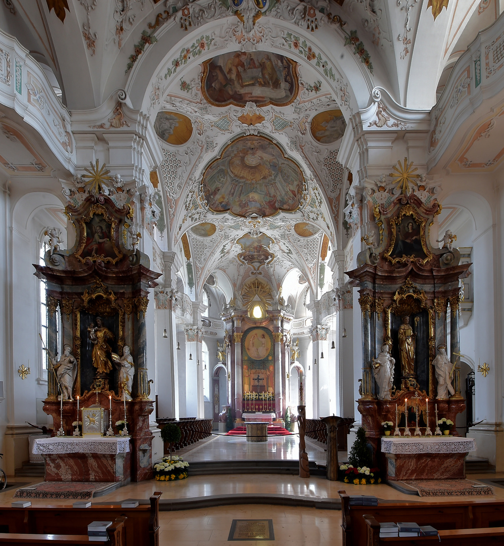 Erzabteikirche St. Martin zu Beuron Blick zum Altar Foto & Bild ...