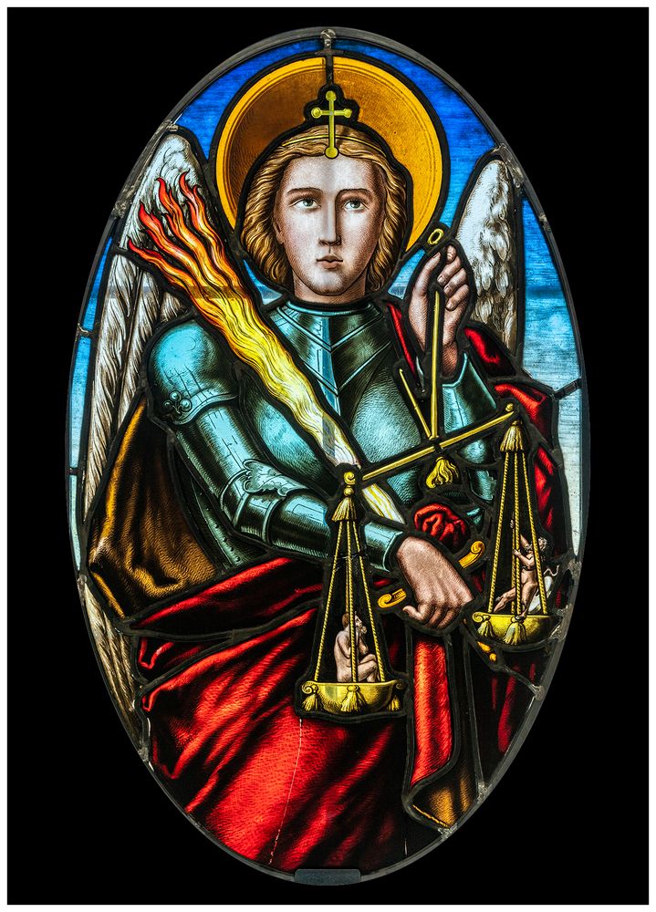 Erzengel Michael Foto & Bild | kunstfotografie & kultur, glaskunst ...