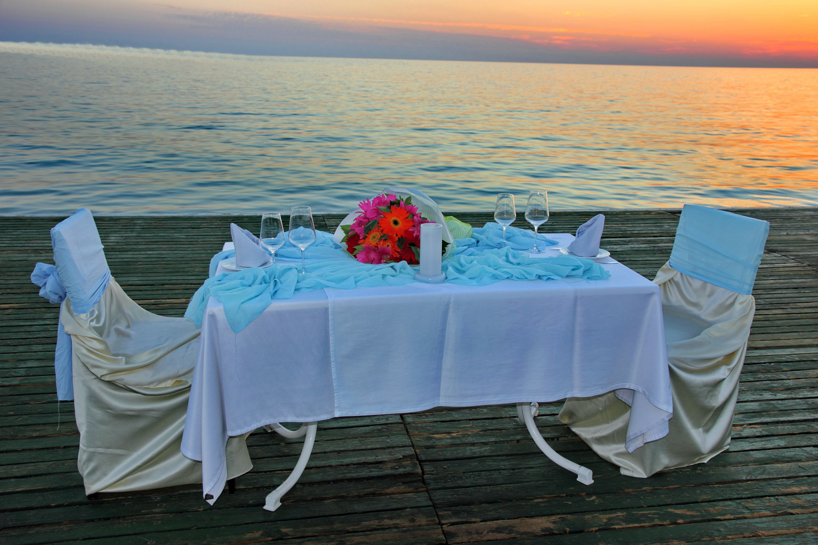 Es könnte ein romantischer Abend werden... Foto & Bild | landschaft ...