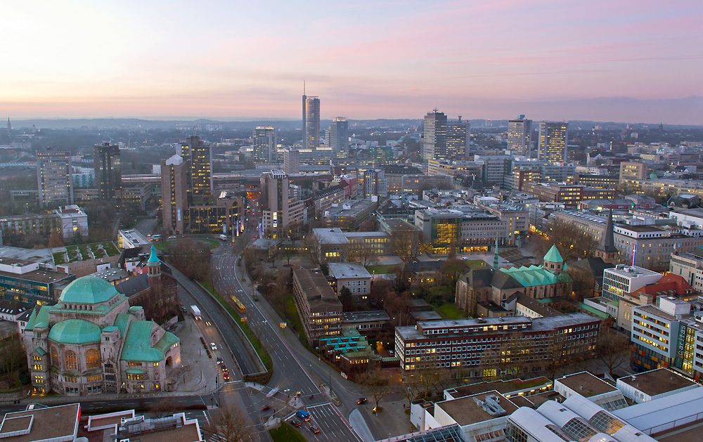 Essener Innenstadt am Morgen des 11. Januar 2013 Foto & Bild ...