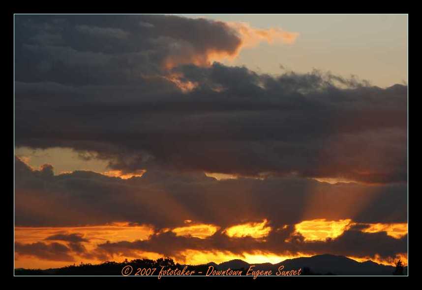 Eugene Oregon golden sunset Foto & Bild | landscape, sunrise & sunset ...