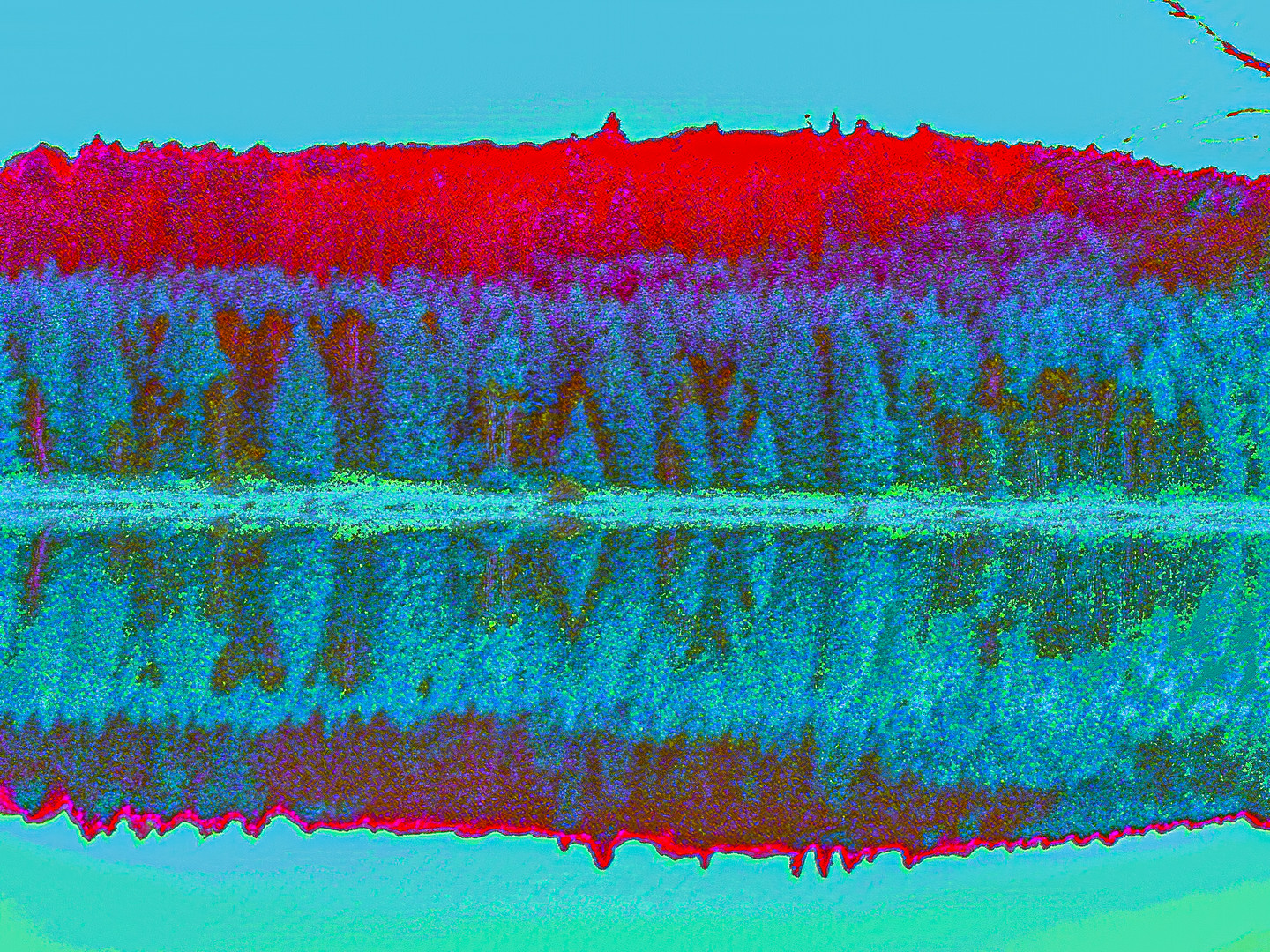 EupenerSee_zum blauen Montag Foto & Bild | projekte, bearbeitungs - techniken, filtertechniken ...