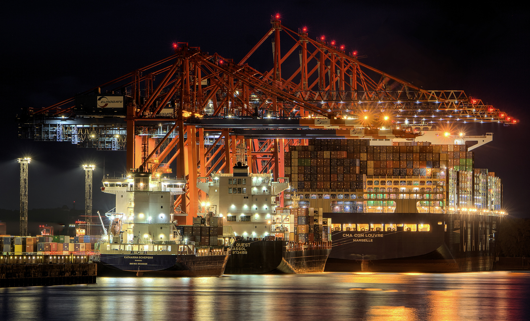 EUROGATE Foto & Bild | world, dokumentation, nacht Bilder auf fotocommunity