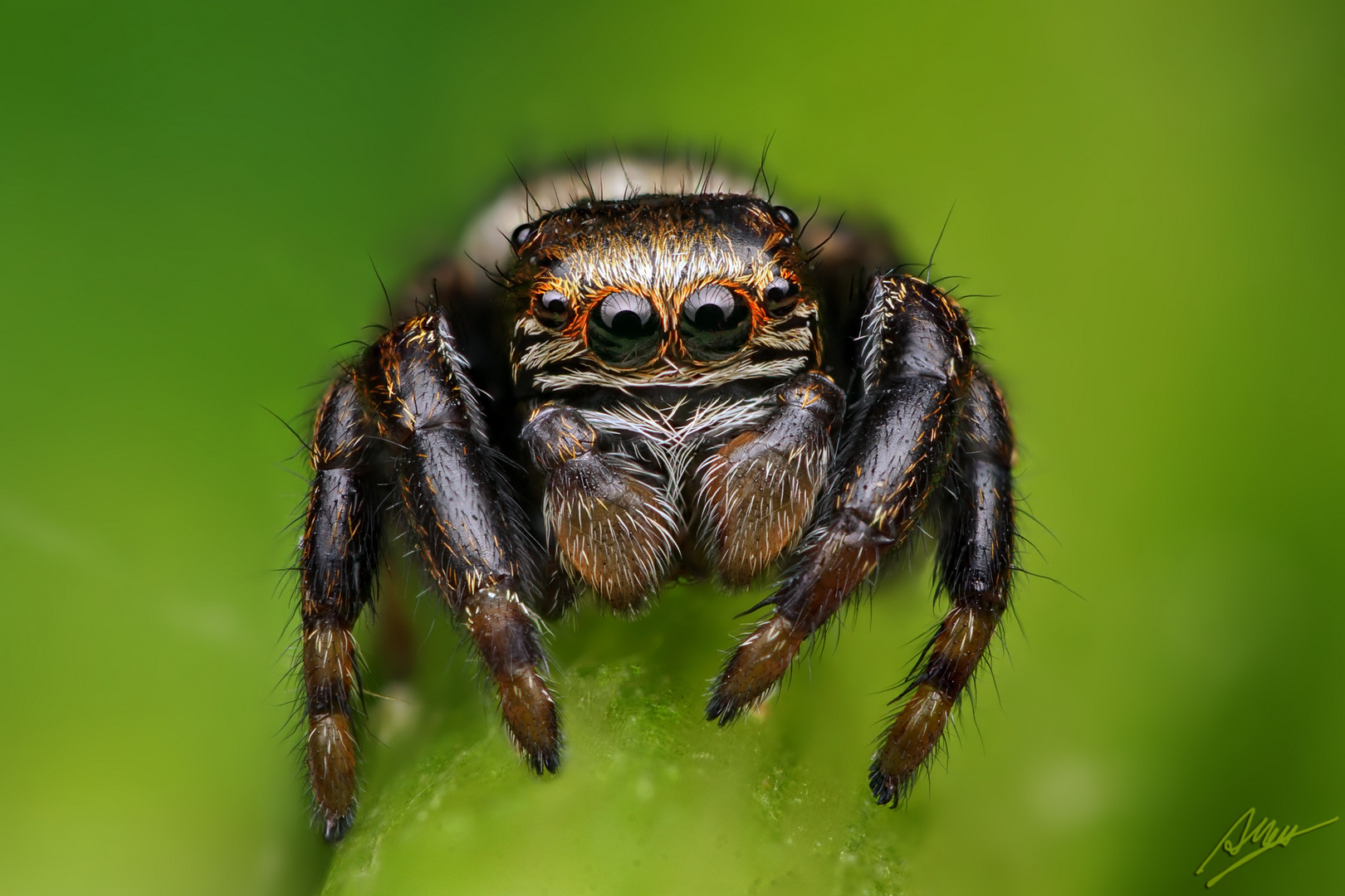 Evarcha arcuata Männchen Foto & Bild | tiere, wildlife, spinnen Bilder ...