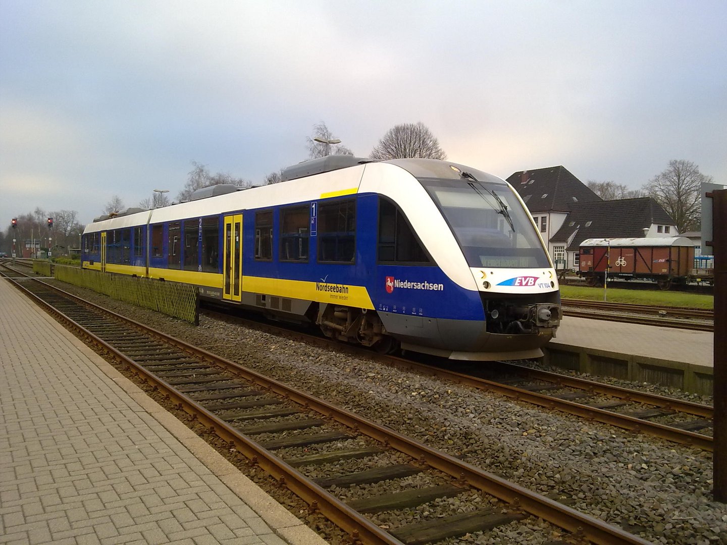EVB Lint V104 in Bremervörde Foto & Bild | eisenbahn, privatbahn ...