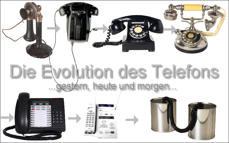 Evolution des Telefons... Foto & Bild | stillleben, motive Bilder auf ...