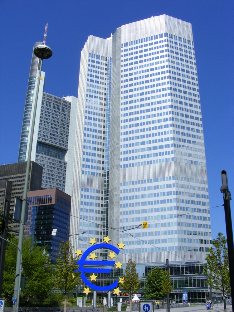 EZB (Europäische Zentralbank) in Frankfurt/M. Foto & Bild | deutschland ...