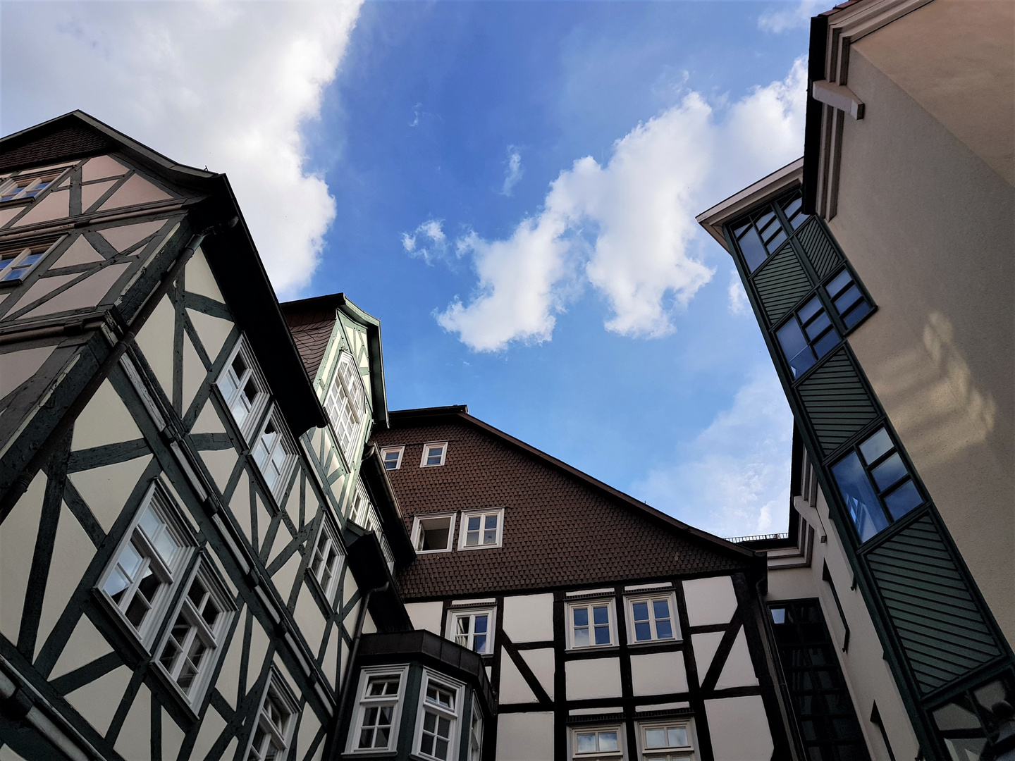 Fachwerk alt und neu... Foto & Bild | architektur, himmel, ländliche ...