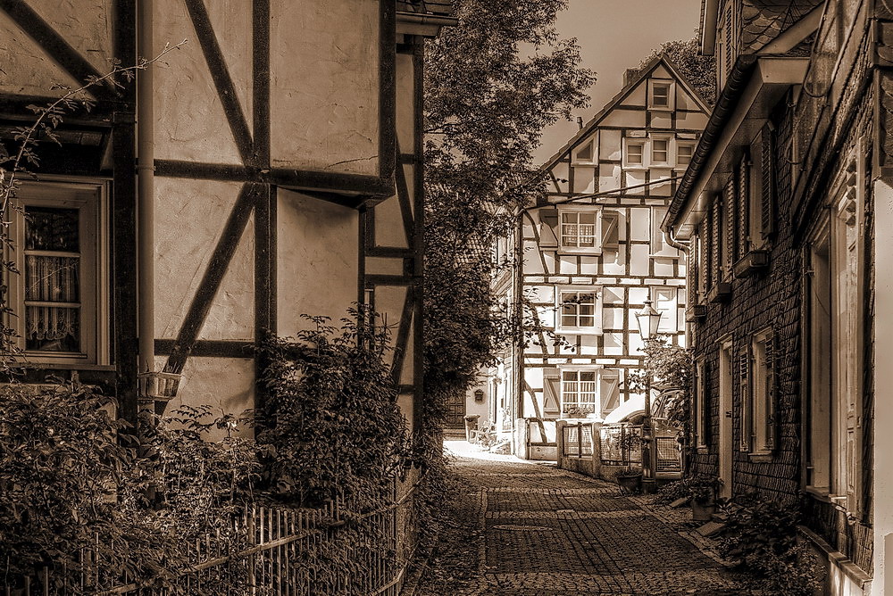 Fachwerk Remscheid Lennep Foto & Bild | architektur, stadtlandschaft ...