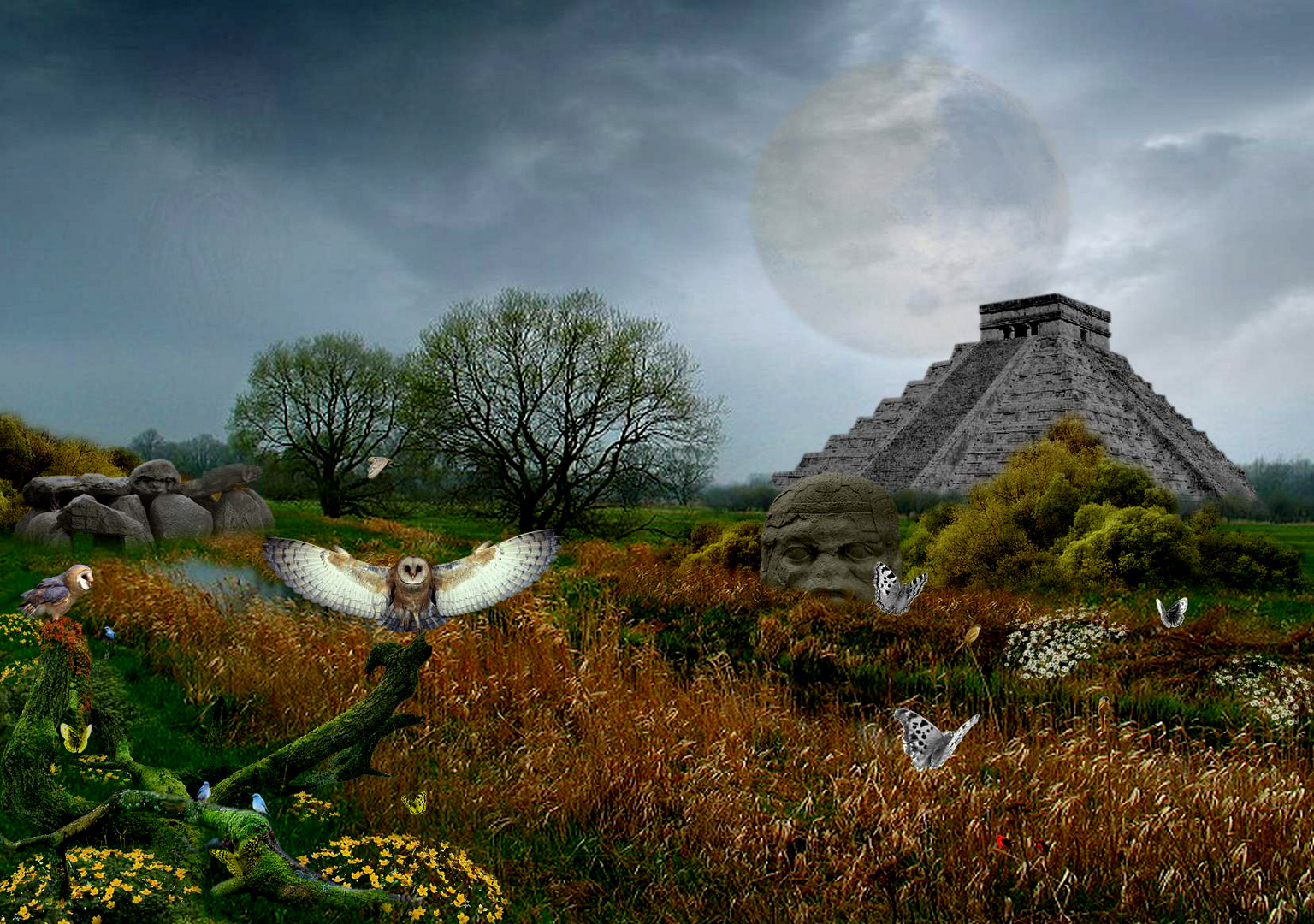 Fantasie Welt 06 Foto & Bild | fotomontage, landschaften, digiart Bilder auf fotocommunity