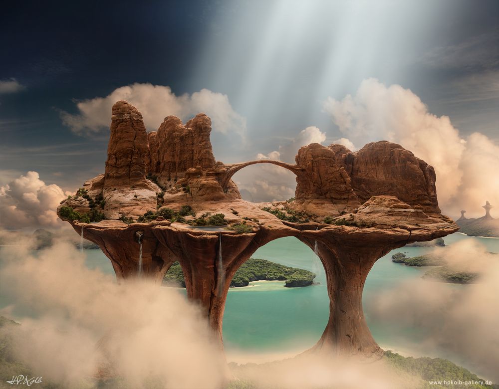 Fantastic islands Foto & Bild | landschaft, fotomontage, fantasy mystery Bilder auf fotocommunity