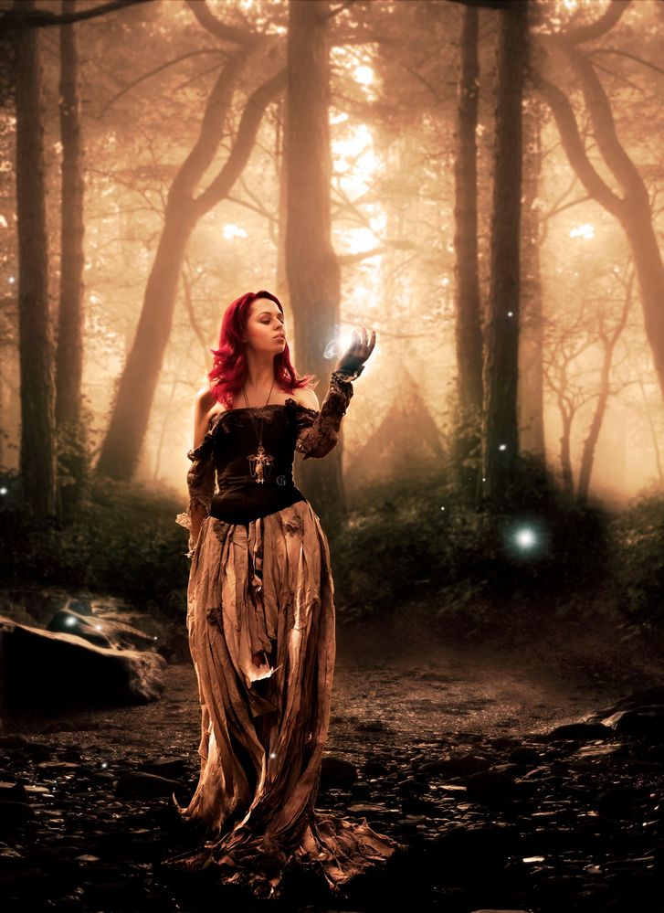 Fantasy Wald Foto & Bild | fotomontage, fantasy mystery, manipulationen Bilder auf fotocommunity