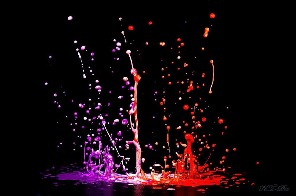 Farbexplosion Foto & Bild | abstraktes, farben, knallebunt Bilder auf ...