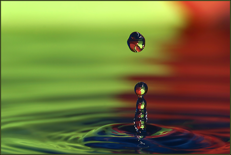 FARBIGE TROPFEN Foto & Bild | experimente, wasser, tropfen Bilder auf ...