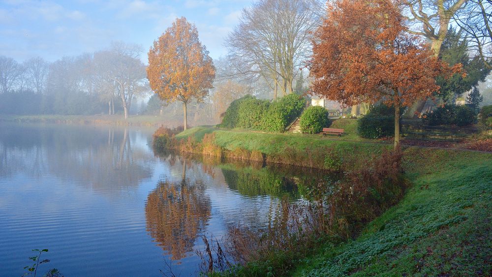 Fast hätte mich das Licht versetzt Foto & Bild | wasser, natur, herbst ...