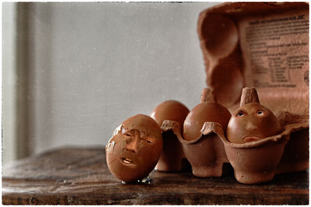 Faule Eier....... Foto & Bild | fun, indoor, available light Bilder auf ...
