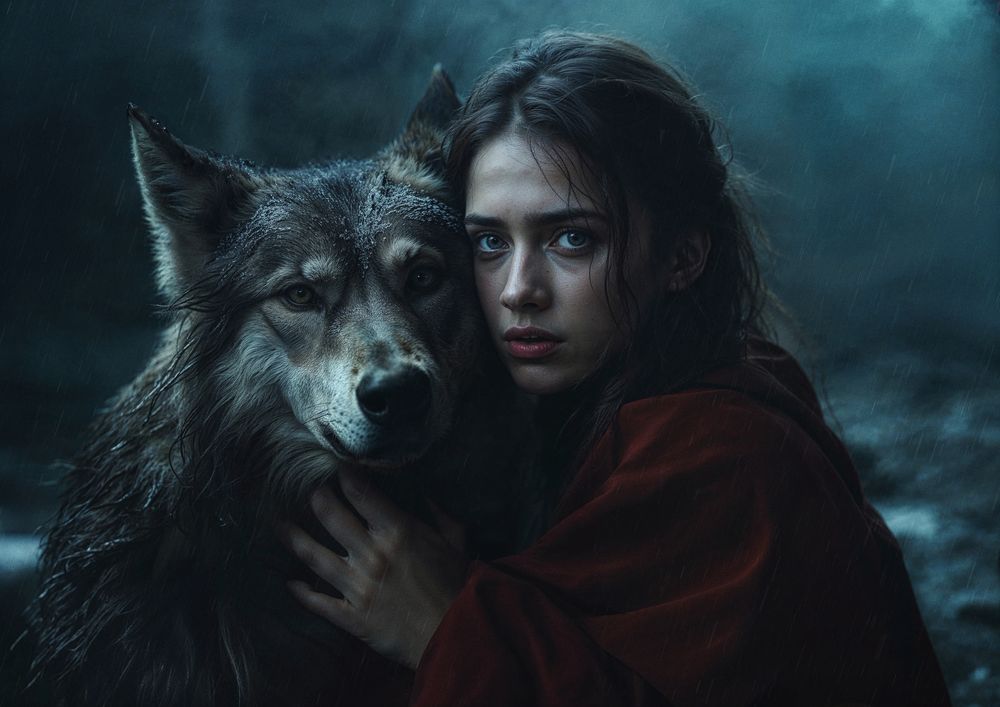 Fearless Foto & Bild | ki-generierte bilder, wolf, wolf und mensch ...