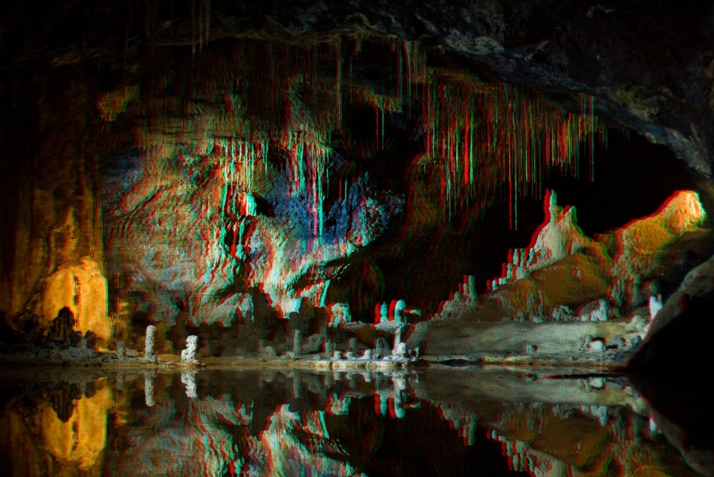 Feengrotte Anaglyph Foto & Bild | stereoskopische raumbilder ...