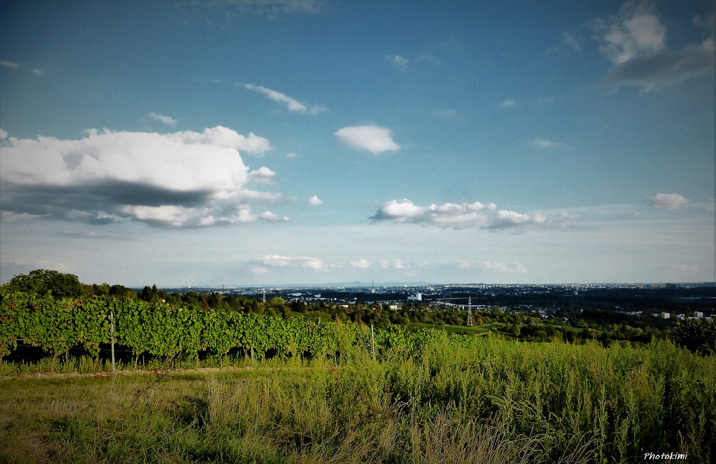 Fernsicht über das Rhein-Main-Gebiet Foto & Bild | landschaft, himmel ...