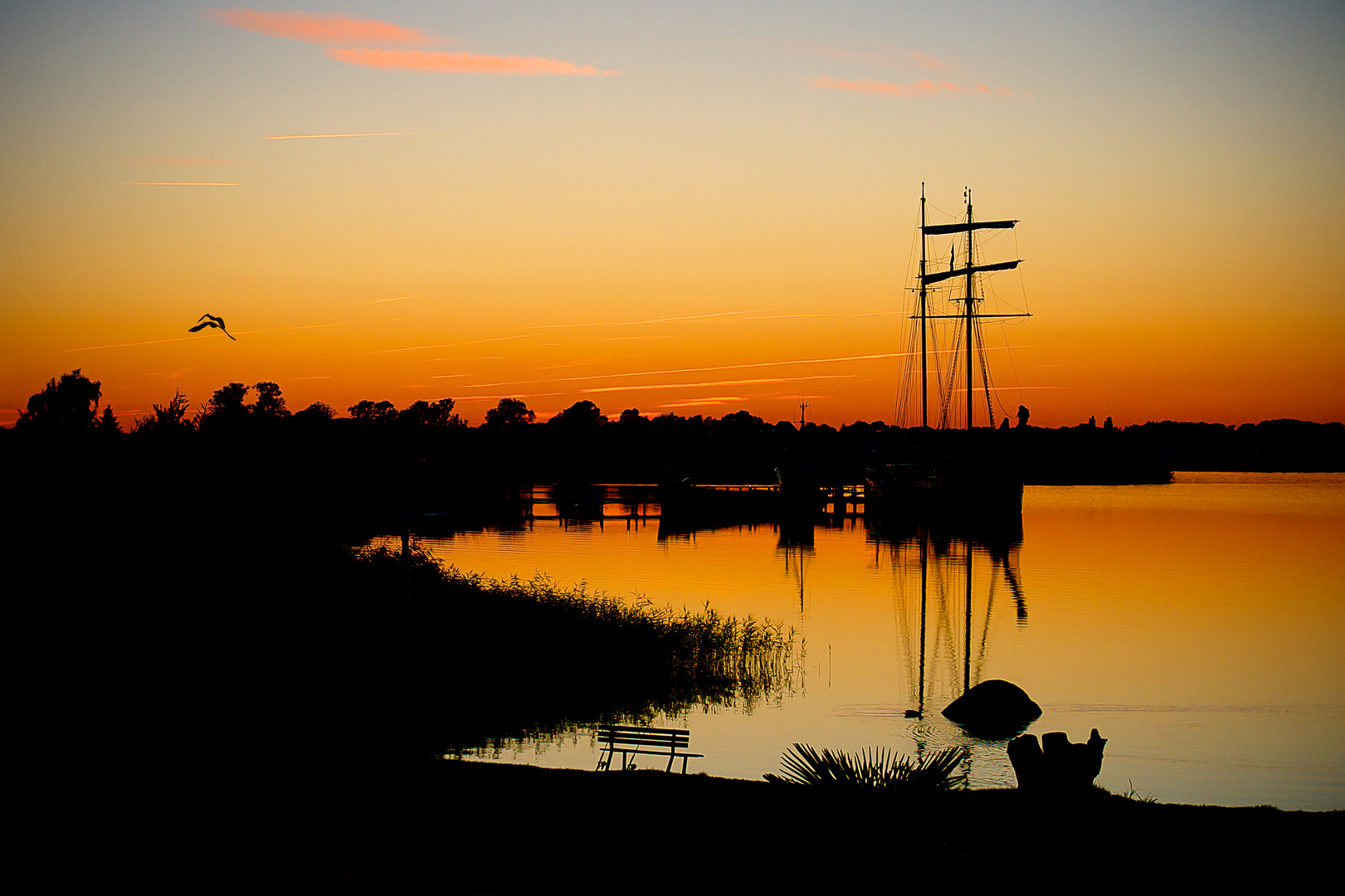 Fernweh Foto & Bild | world, sonnenuntergang, ostsee Bilder auf ...