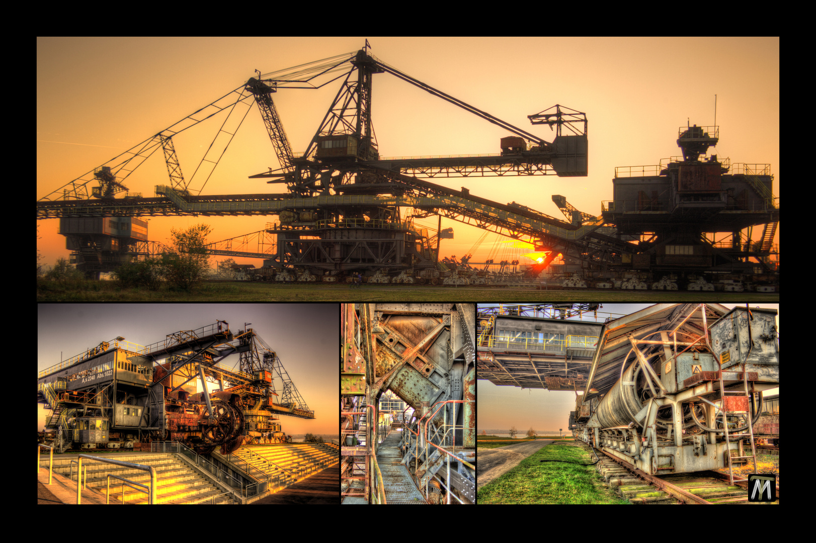 Ferropolis Stadt aus Eisen - Gemini Foto & Bild | bearbeitungs ...