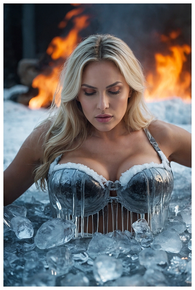 Feuer und Eis Foto & Bild | ki - menschen, ki - portraits, ki - fantastisches Bilder auf ...