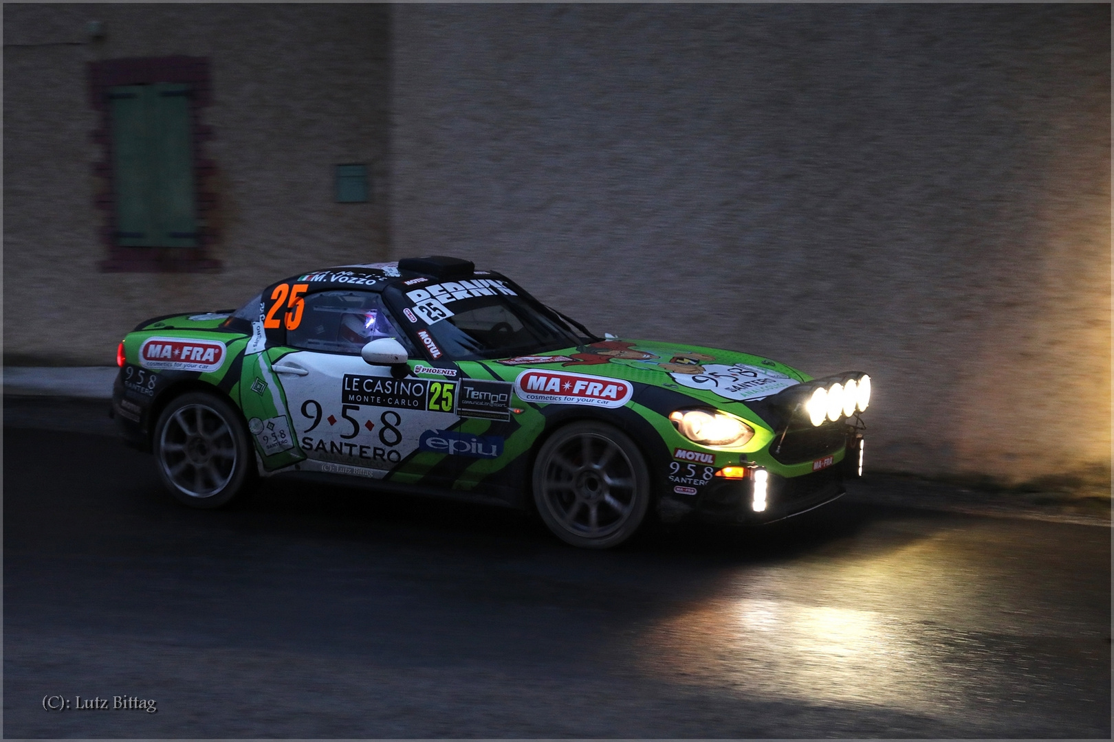 Fiat 124 Abarth Rally RGT Foto & Bild | sport, nacht, licht Bilder auf ...