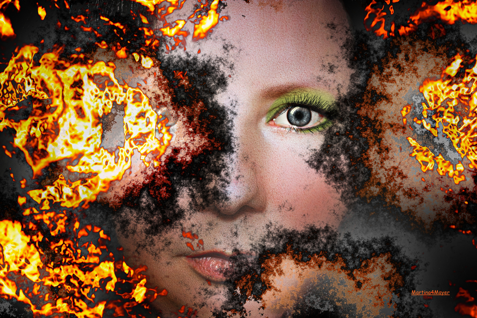 @Fire Foto & Bild | fotomontage, bearbeitungs - techniken, filtertechniken Bilder auf fotocommunity