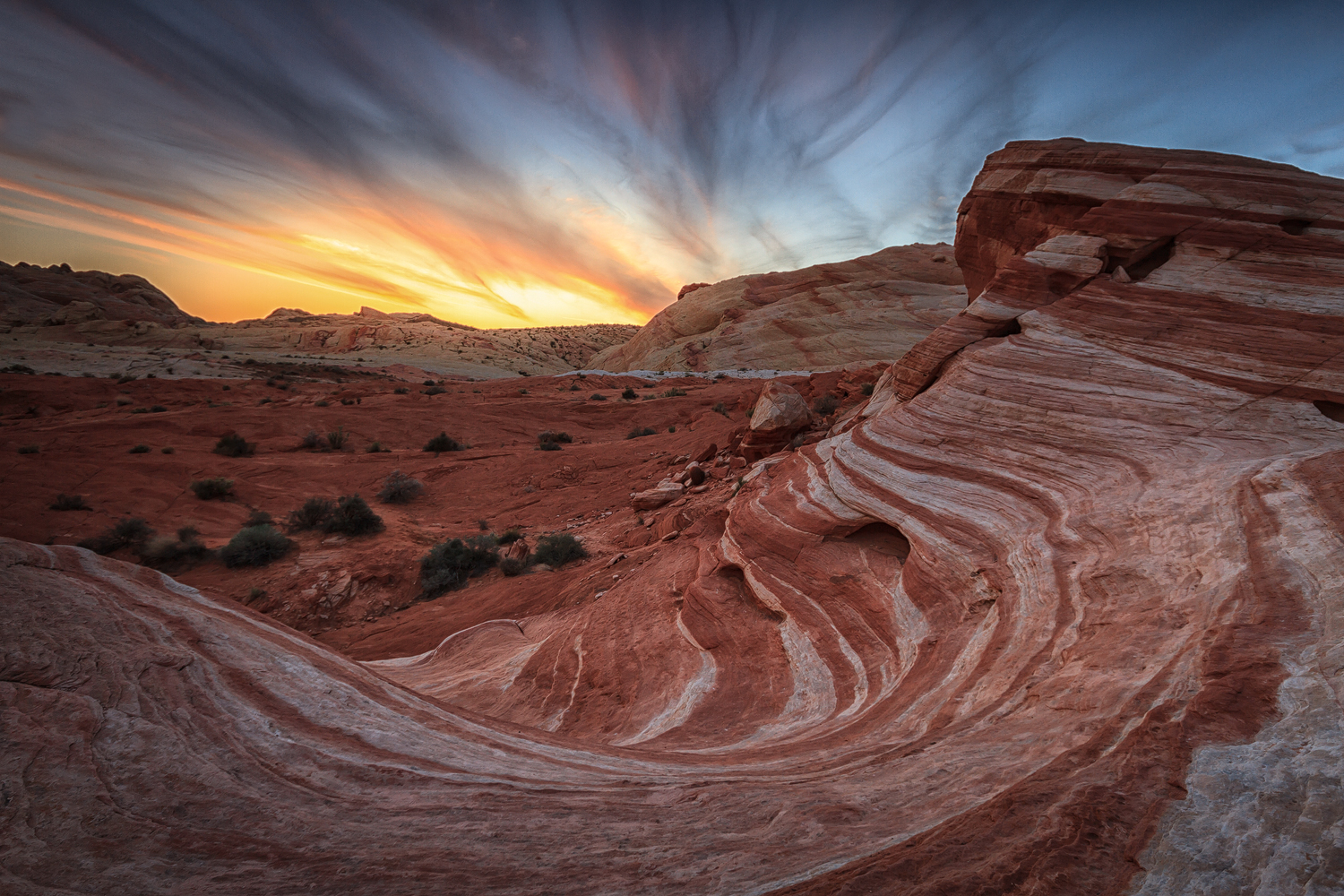 Fire Wave Foto & Bild | nature, sunset, usa Bilder auf fotocommunity