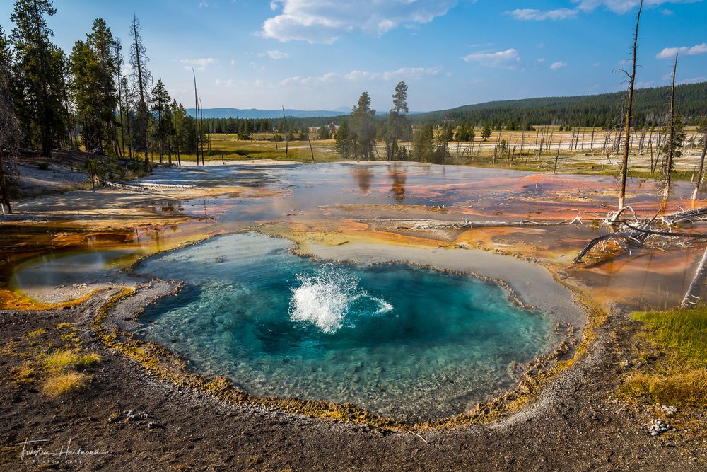 Firehole Spring (USA) Foto & Bild | north america, united states ...